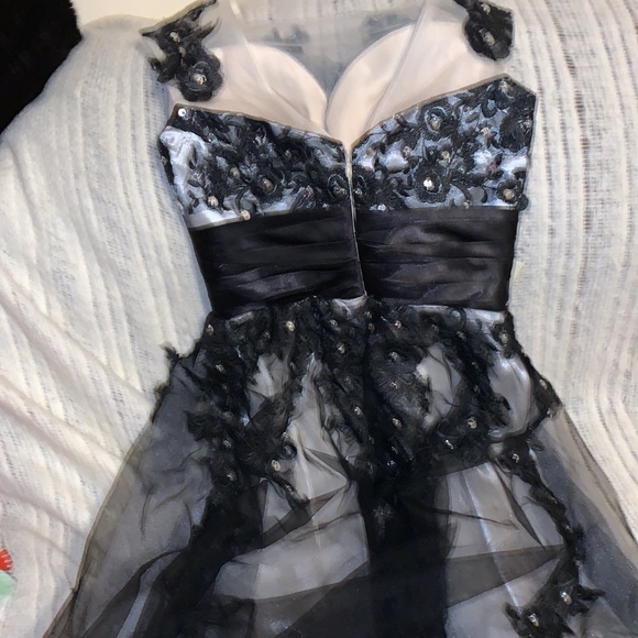 Grace Karin | Dresses | Nwt Wednesday Adams Vibe Prom Fancy Black Dress ...